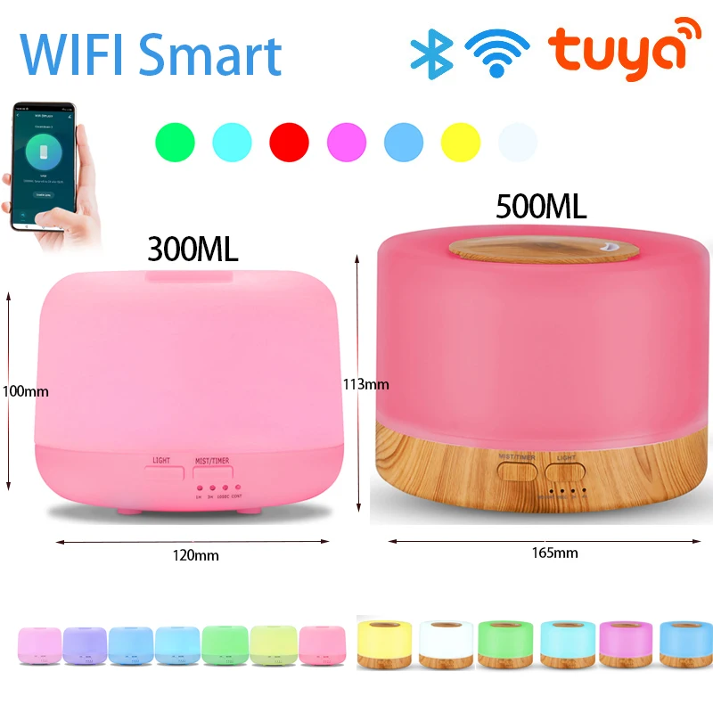 Tuya-Smart-500ML-Wifi-Air-Humidifier-Wireless-Oil-Diffuser-App-Control ...