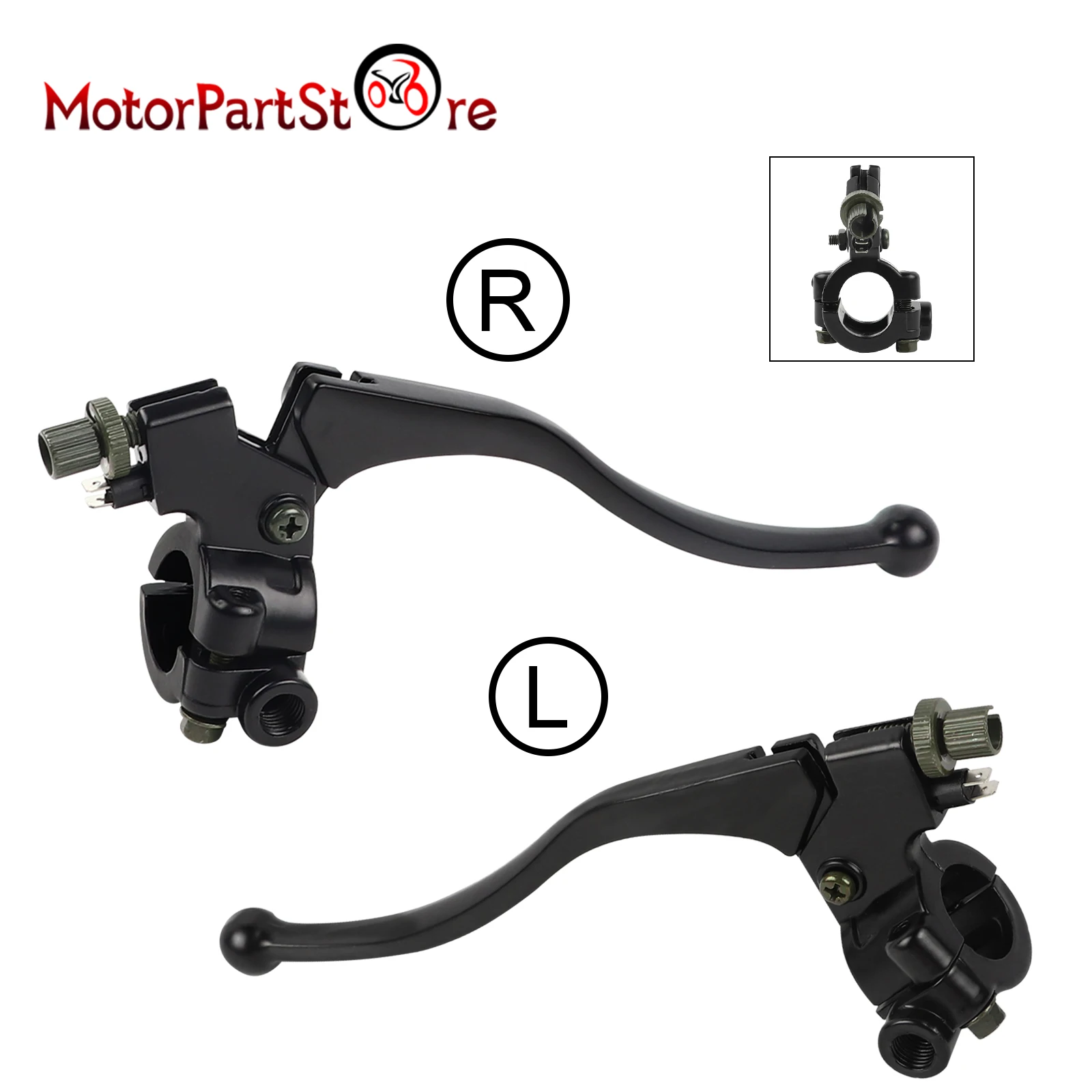 22mm-7-8-Brake-Lever-Clutch-Lever-Handle-for-Honda-XR50-XR80-XR100 ...