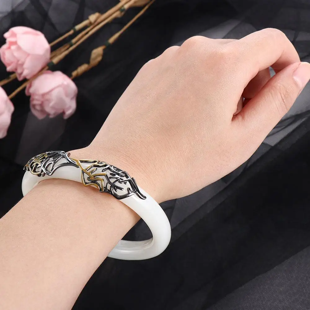 Chinese-Imitation-Hetian-Jade-Bangles-Lucky-Transfer-Moon-Bracelets-Love-Between-Fairy-and-Devil ...