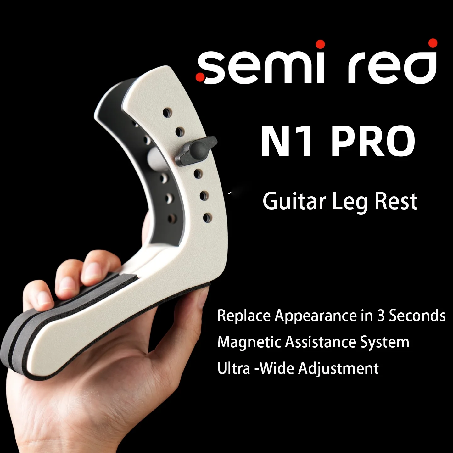N1 Pro Ergonomics Guitar Support ,Guitar Leg Rest for Guitar thickness ...
