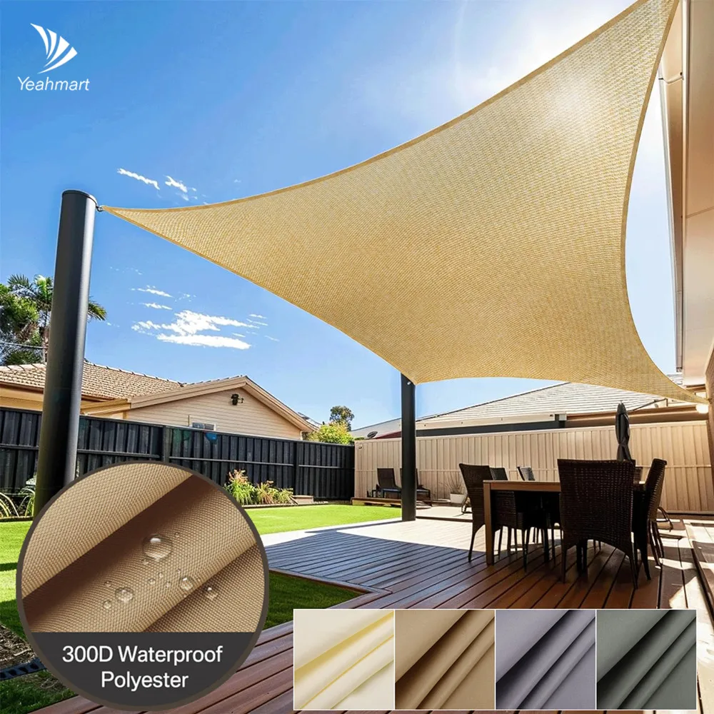 Waterproof-Square-Sun-Shade-Sail-Canopy-98-UV-Block-Sun-Shelters-For ...