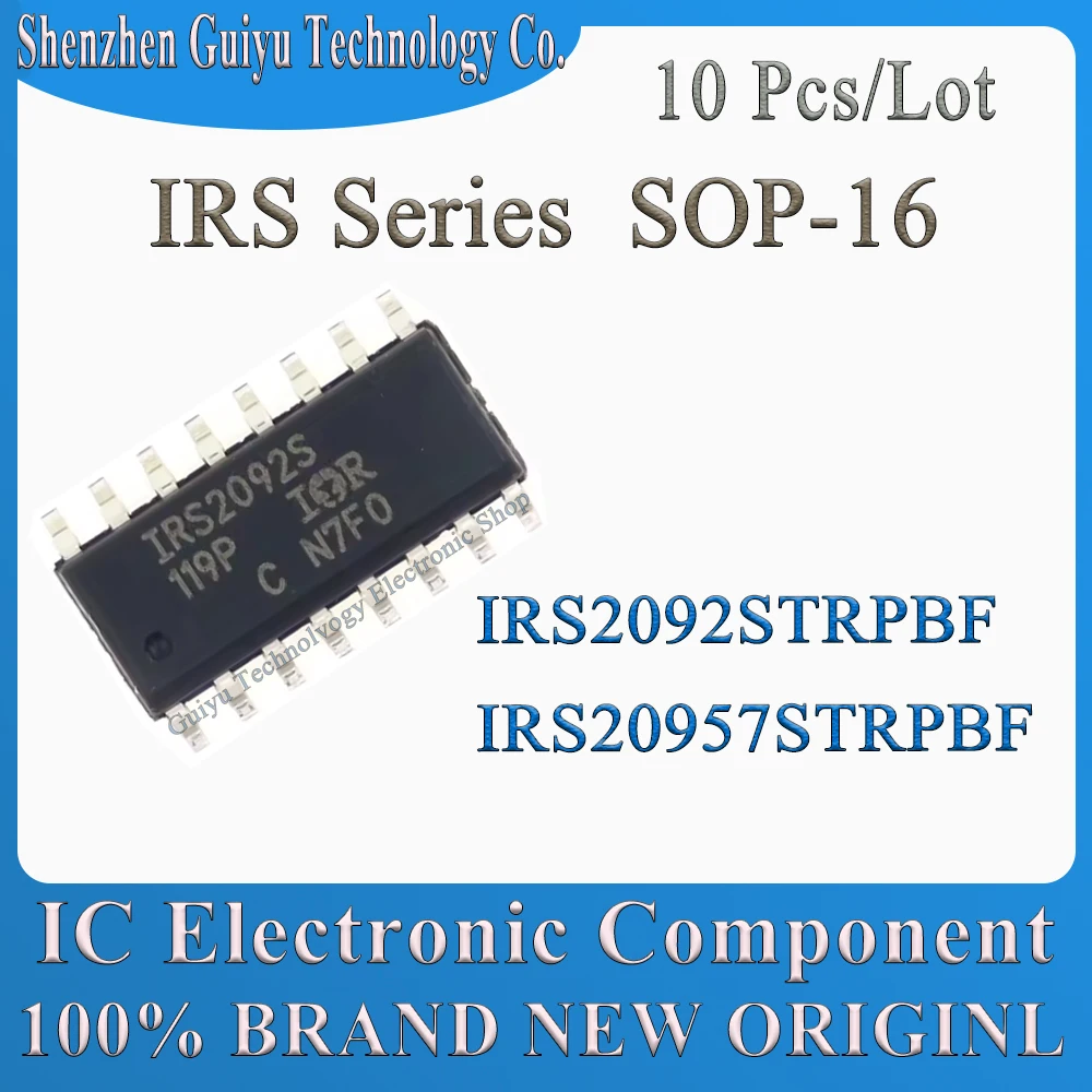 Chip-IRS2092STRPBF-IC-IRS20957STRPBF-IRS2092S-IRS20957S-IRS2092-IRS20957-IRS20957-SOP-16-IRS-10 ...