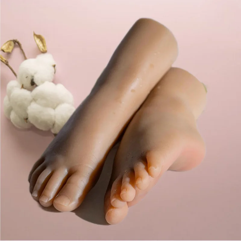 Silicone-Feet-Model-Children-Simulation-Mannequin-Foot-Nail-Art ...