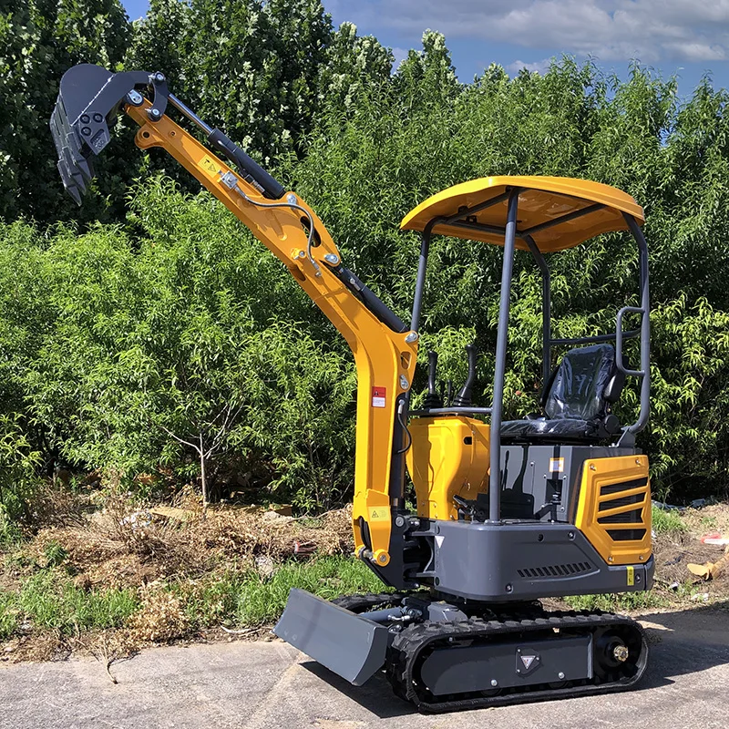 1-Ton-Miniature-Backhoe-Excavadora-Mini-Digger-Micro-Mini-Excavator ...
