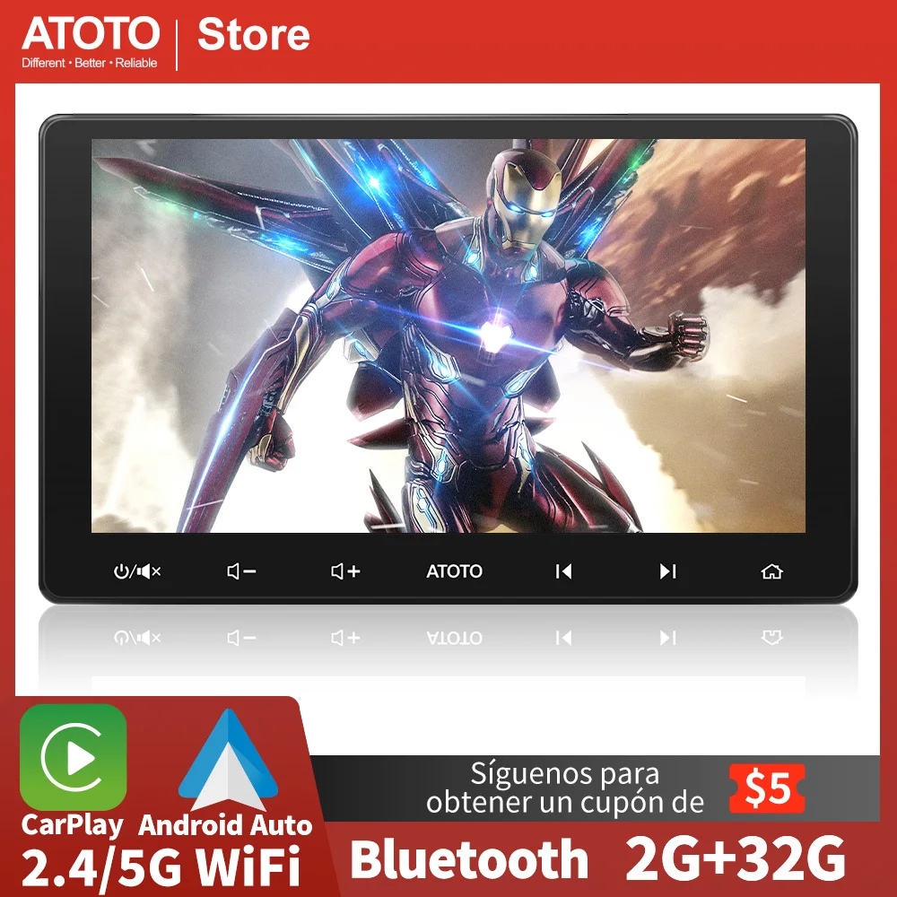 ATOTO-Radio-de-coche-S8-LT-2-Din-10-pulgadas-Android-CarPlay-autom-tico ...