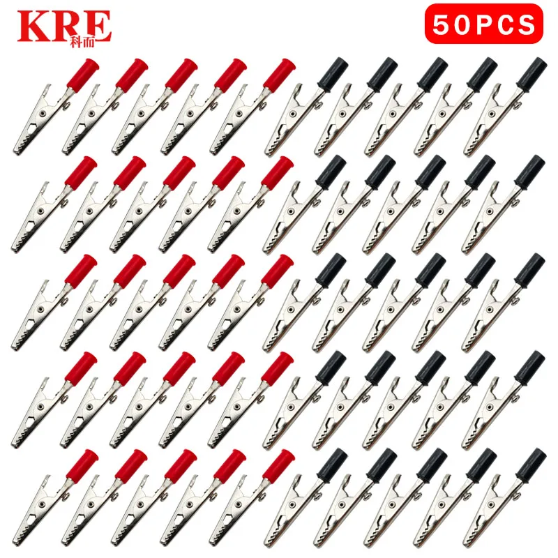 KRE Alligator Clips para Teste Probe Meter, Iron Electrical Clamp ...
