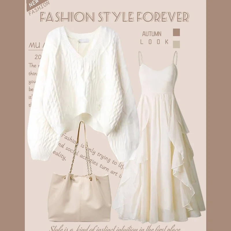 Autumn-clothes-Set-Women-2023-New-Gentle-Milk-Series-Wear-High-Sense ...