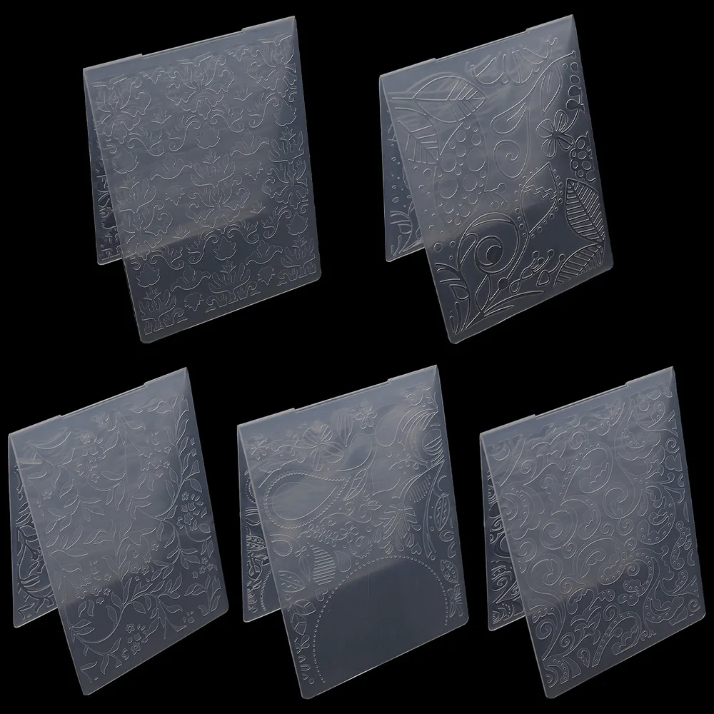 1-Set-Of-Embossed-Templates-With-5-Styles-Handicrafts-With-Concave-And ...