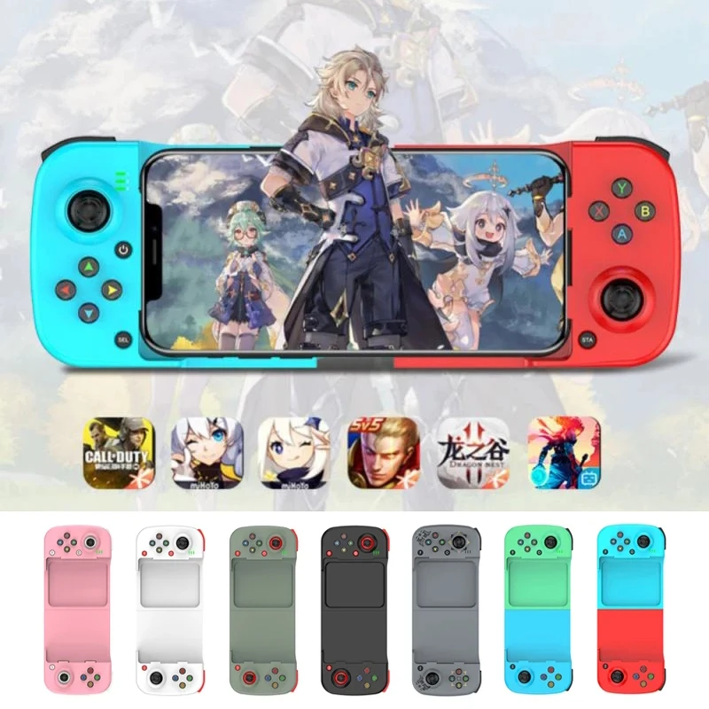 D3-Wireless-Bluetooth-Gamepad-Type-C-Retractable-Game-Controller ...