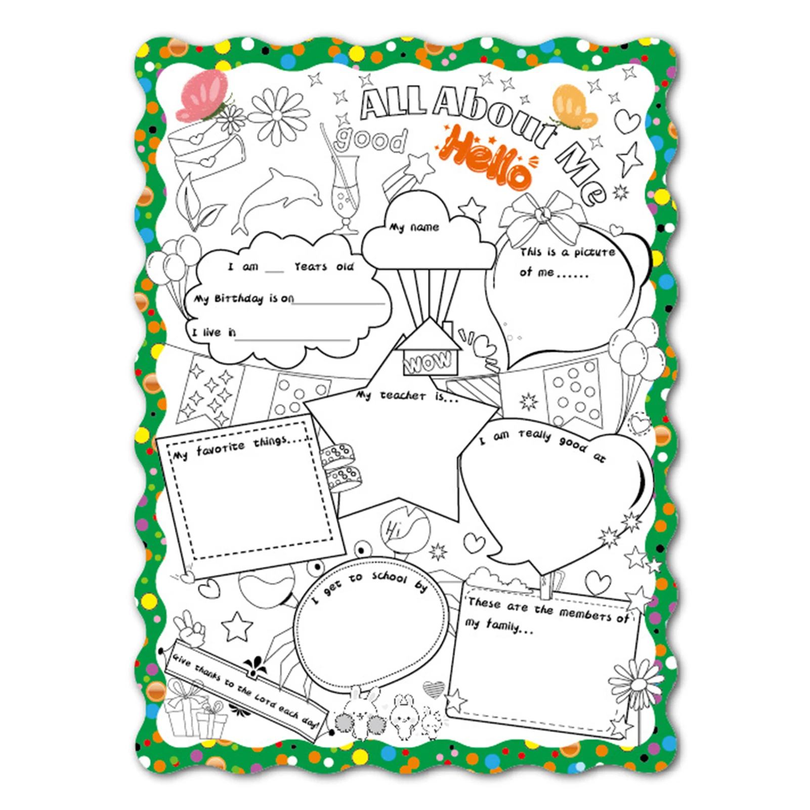 All About Me Poster Free