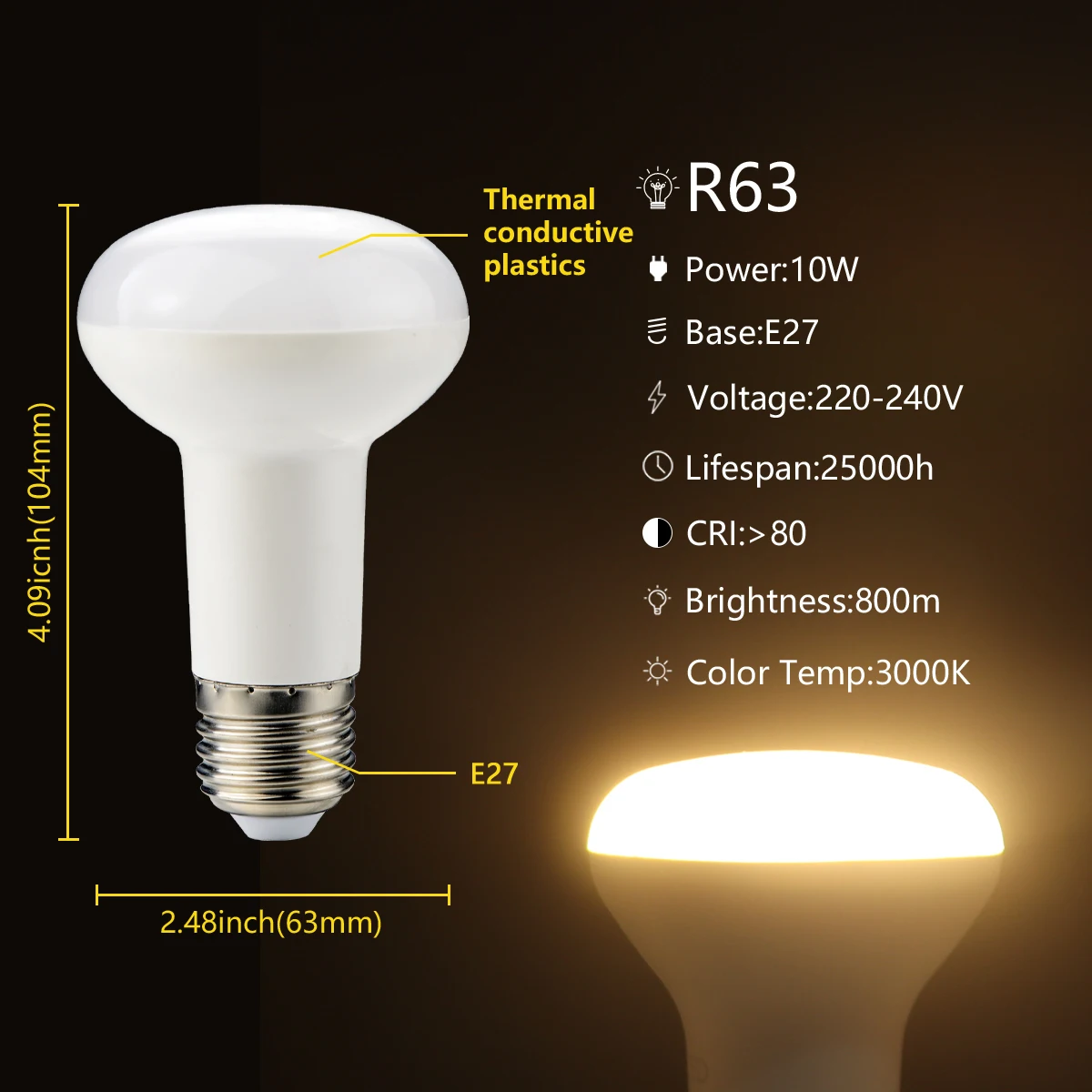 Ampoule,A60 9W E27-6000K-6PCS--Ampoule Led Haute Luminosité, Lampe 5w 7w 9w E14 E27 B22 2022 K ...