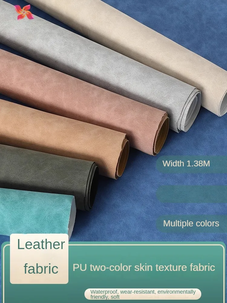 Matte-Leather-Fabric-By-The-Meter-for-Sofa-Covers-Pillowcases-Sewing ...
