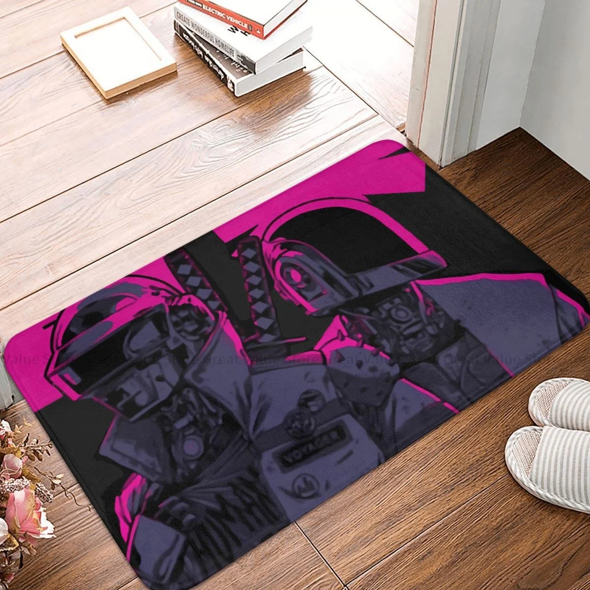 Daft-felpudo-antideslizante-de-banda-Punk-alfombra-de-ba-o-ciber-Rock ...