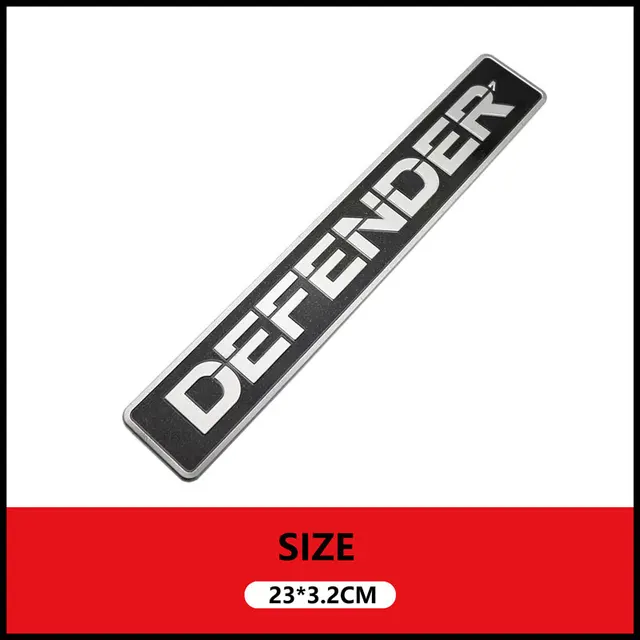 Car Upgrade Badge Sticker For Land Rover Defender Emblem Body Logo ...