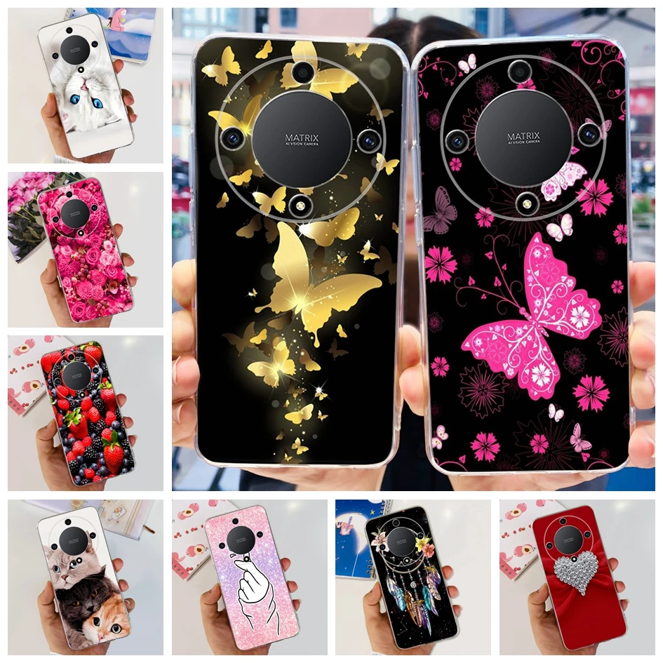 For-Huawei-Honor-Magic-5-Lite-Case-Magic5-Lite-Cover-Shockproof-Clear ...