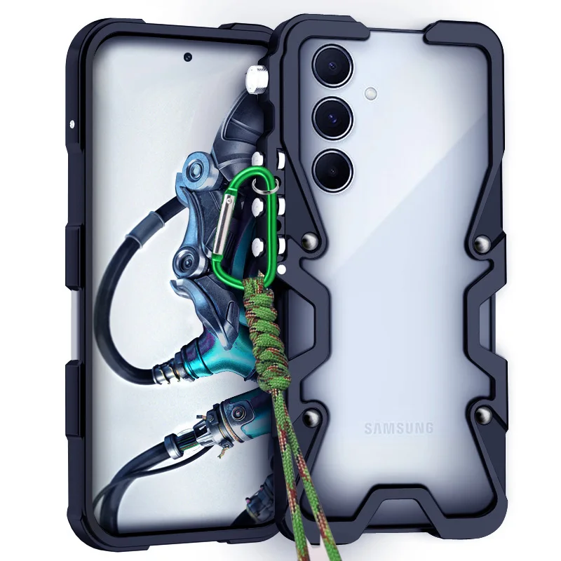 Powerful-Metal-Aluminum-bumper-Shockproof-back-case-For-Samsung-A15-A25 ...