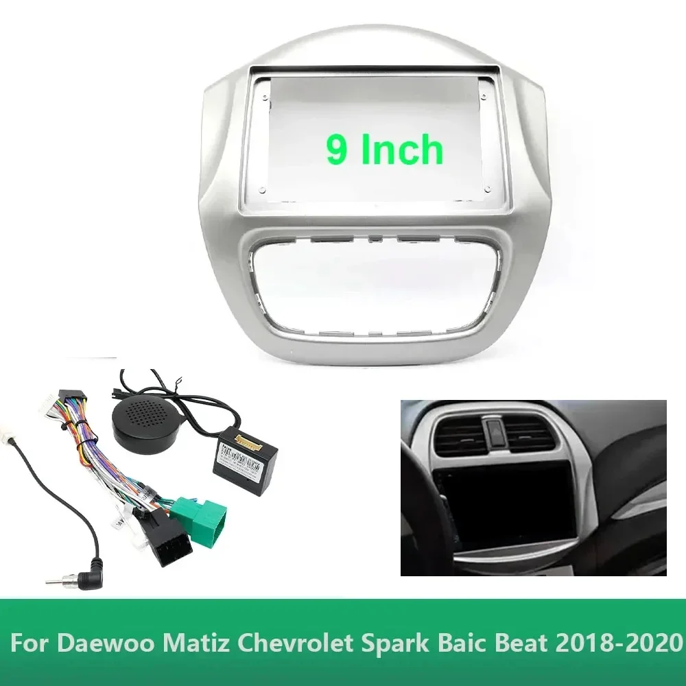 For-2018-DAEWOO-MATIZ-CHEVROLET-SPARK-BAIC-BEAT-9INCH-Android-Car-Radio ...
