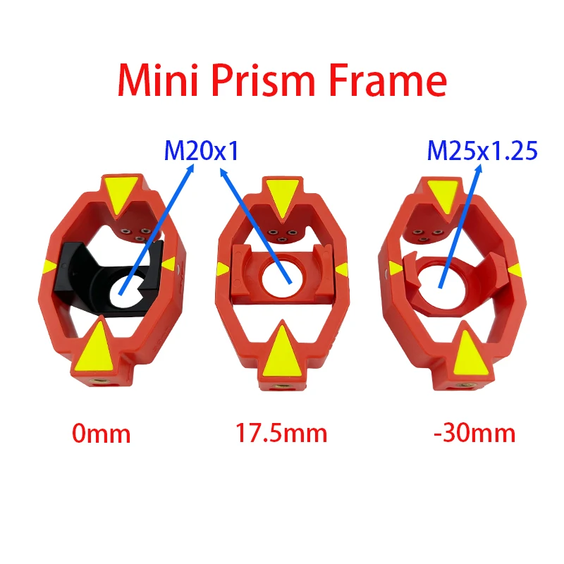 Offset 0/17.5/-30mm Mini Prism Housing frame Includes Circular Bubble ...