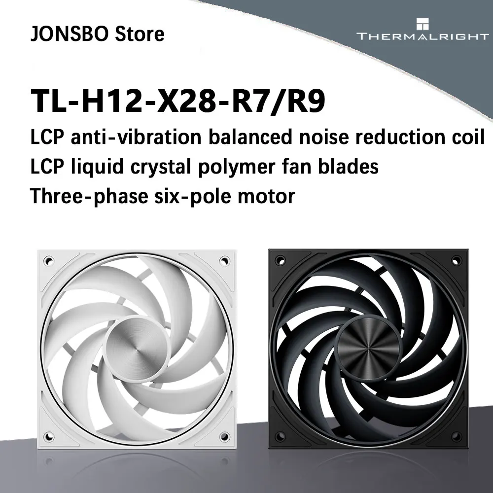 Thermalright TL-H12-X28-R7/R9 LCP liquid crystal polymer fan blades ...