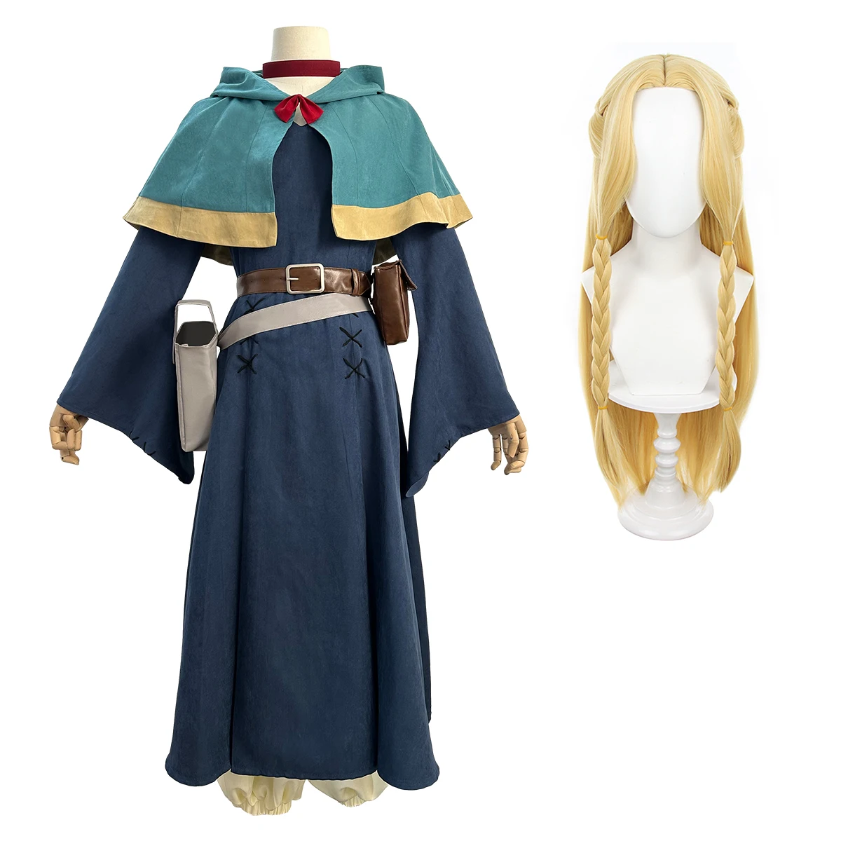 HOLOUN-Delicious-Dungeons-Meshi-Anime-Marcille-Cosplay-Costume-Wig ...