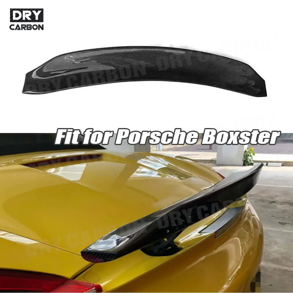 Carbon-Fiber-Rear-Spoiler-for-Porsche-Boxster-S-GTS-981-GT4-2013-2014 ...