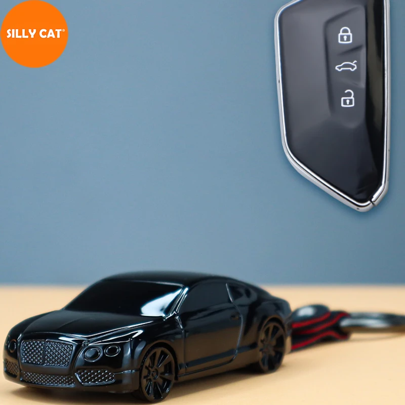 Car-Shape-Car-Key-Fob-Case-Cover-Protect-Suitable-for-Volkswagen-For-VW ...