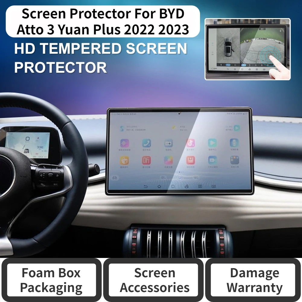 Touch-Screen-Protector-For-BYD-Atto-3-Yuan-Plus-2022-2023-Tempered ...