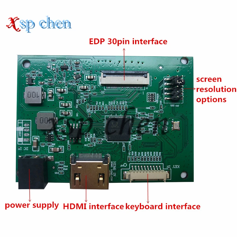 30pin Edp Universal Driver Board Hdmi Driver Board Supports Lcd Screen Resolution 1280*800 1366* ...