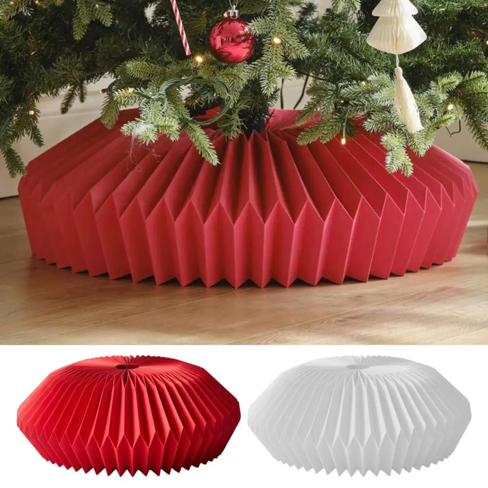 Honeycomb-Christmas-Tree-Collar-Tree-Base-Stand-Cover-Folding-Paper ...