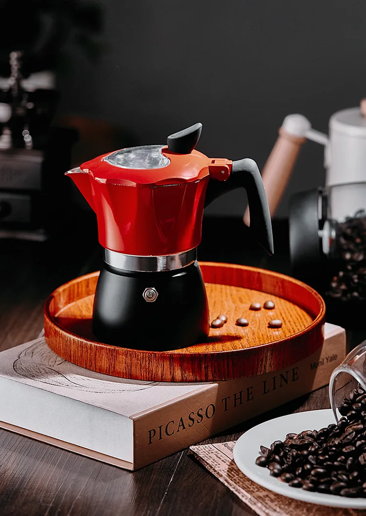 Dy300 - Moka Pot à café italien, Machine à expresso en aluminium Geyser ...