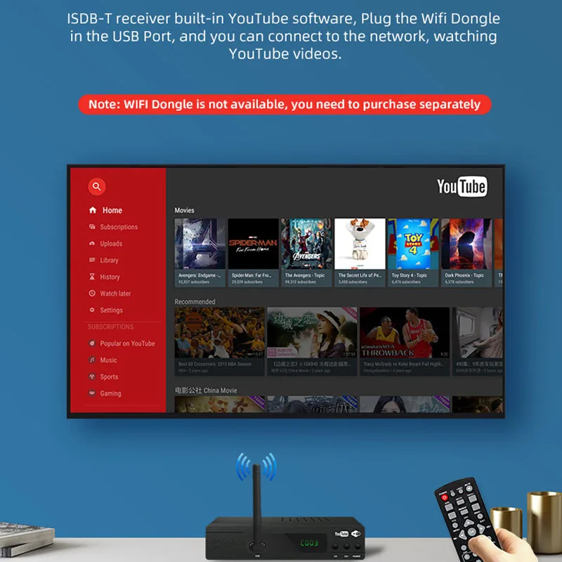 Телеприставка Чили ISDB-T Terrestrial HD | AliExpress