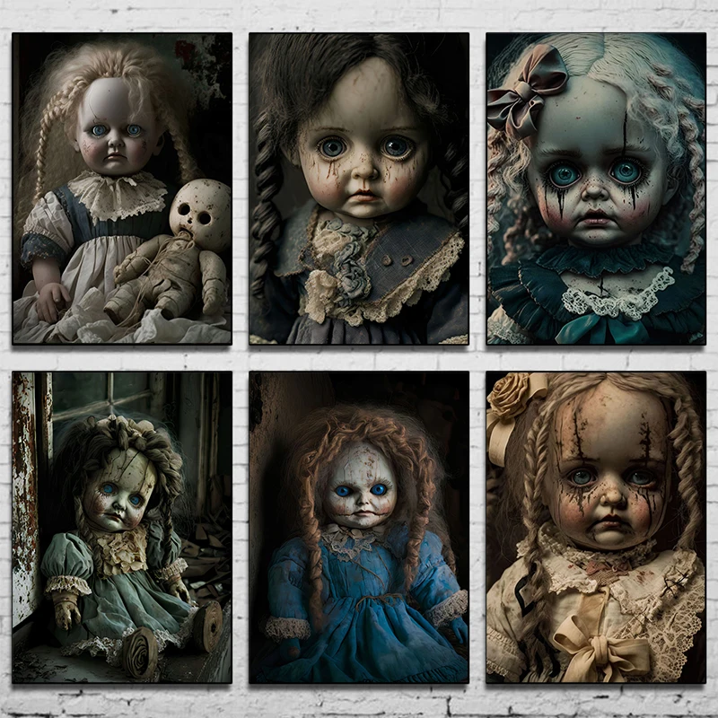 Creepy Doll Painting