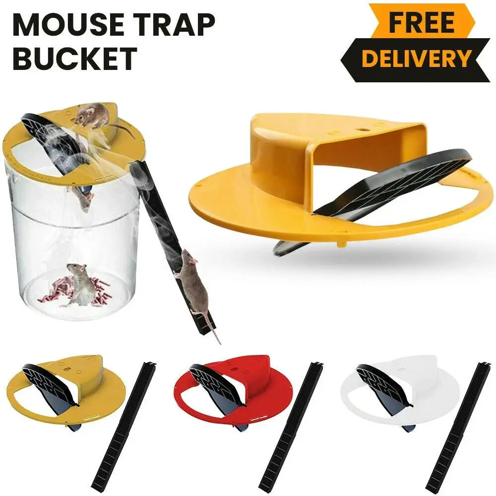 Smart-Mouse-Trap-Flip-Slide-Bucket-Lid-Mice-Rat-Trap-Auto-Reset-Rat ...