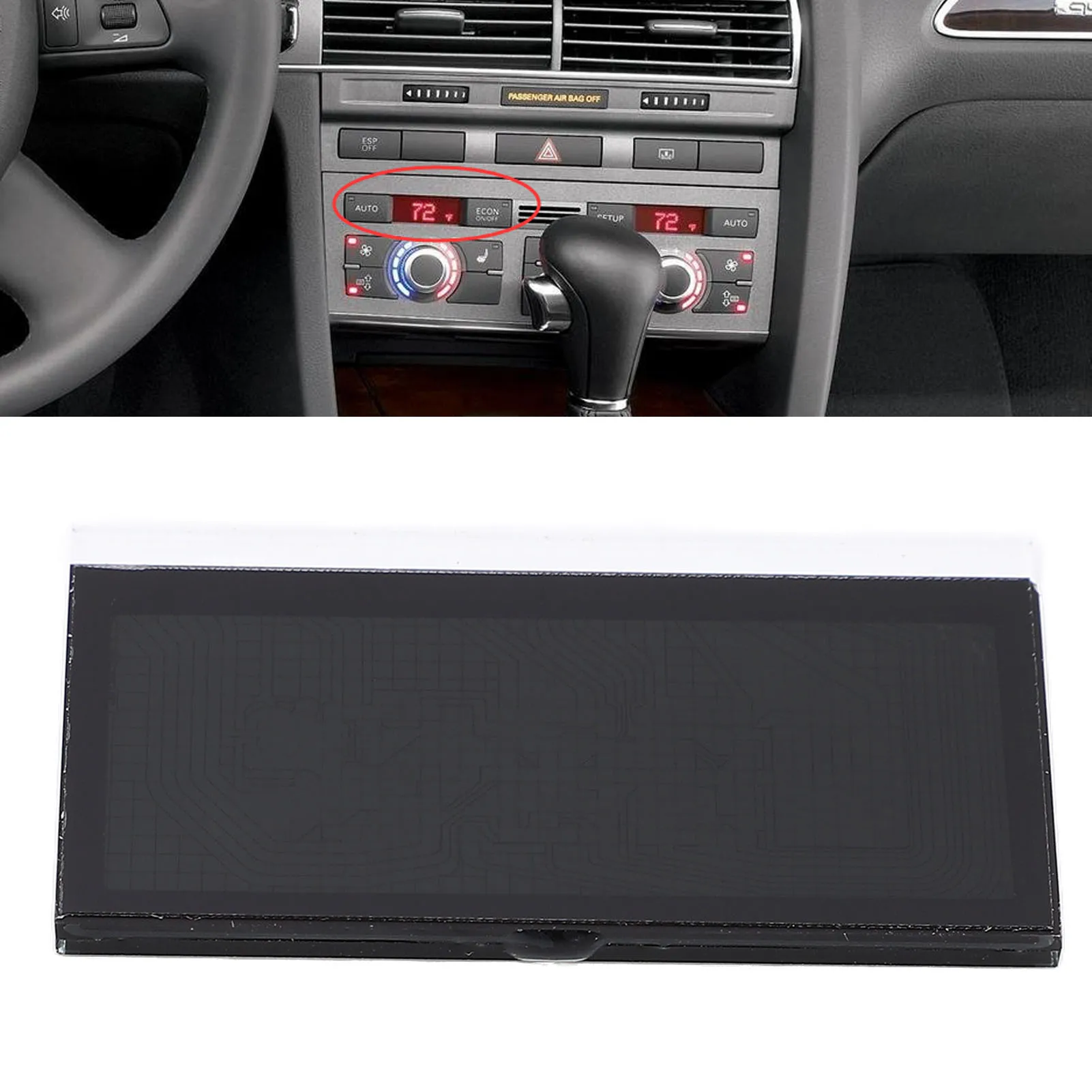 Air Conditioning LCD Display Screen Temperature Control LCD Screen for ...