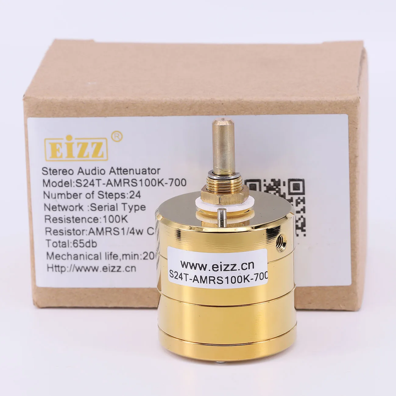 1PC-EIZZ-Stereo-100K-24-Steps-Volume-Potentiometer-LOG-Premium-Stepped ...