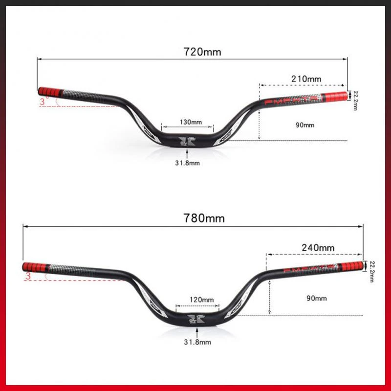 Universal Straight Handlebar Cross Extensions Professional Mountain ...