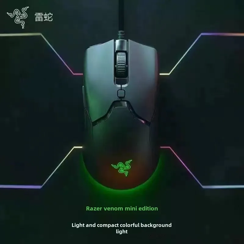 Razer-Viper-Mini-laptop-leve-com-fio-Magic-Color-RGB-Gaming-Mouse-pode ...