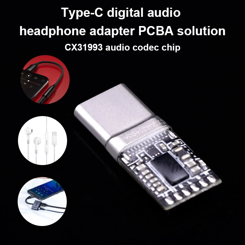 Type-C-Digital-Audio-Module-Wire-Control-Earphone-Solution-CX31993 ...