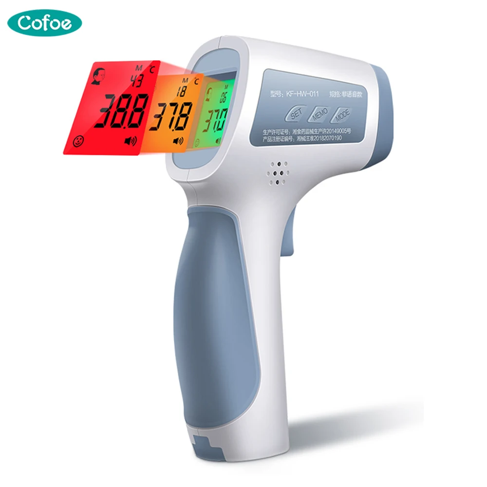 Cofoe Digital Forehead Infrared Thermometer Non-Contact Body ...