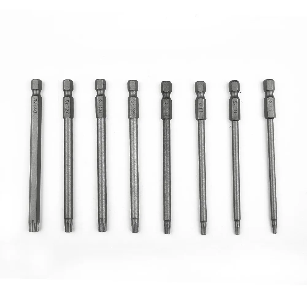 Security Tamper Proof Screwdriver Bit 100mm Long Reach Magnetic Torx ...