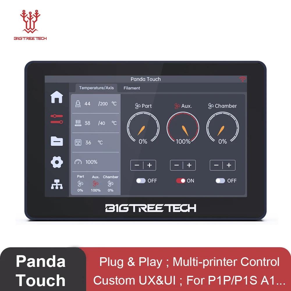 BIGTREETECH-Panda-Touch-Screen-5-Display-for-Bambu-Lab-X1-P1-Plug-Play ...