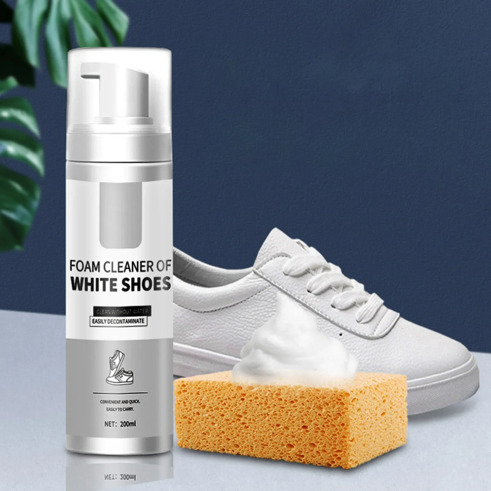 200ml Shoe Whitener White Shoe Clearning Foam White Shoes Cleaner ...