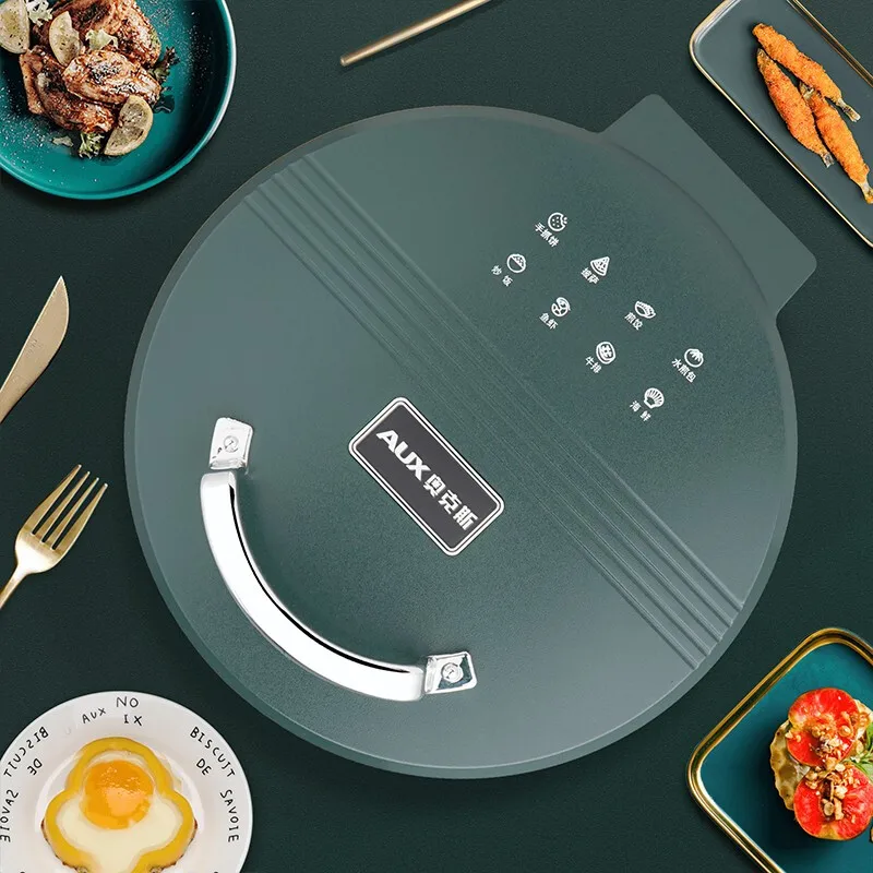 Electric-Pancake-Pan-Household-Breakfast-Machine-Deepens-Double-sided ...