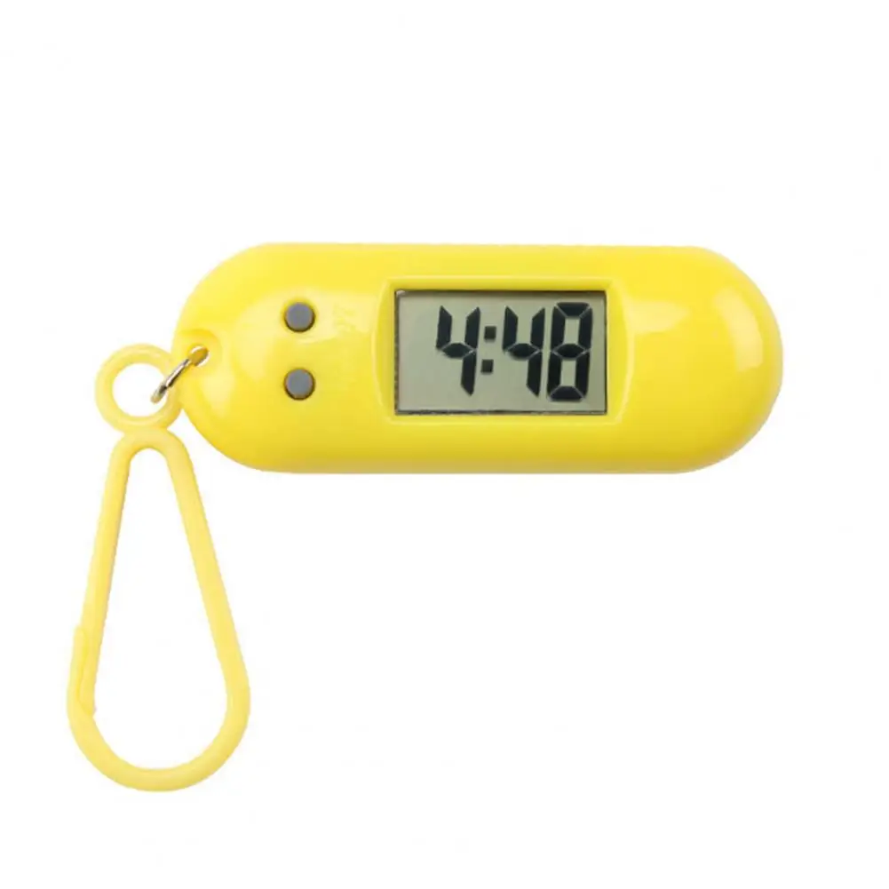 Student-Exam-Study-Electronic-Clock-with-Keychain-Silent-LCD-Digital ...
