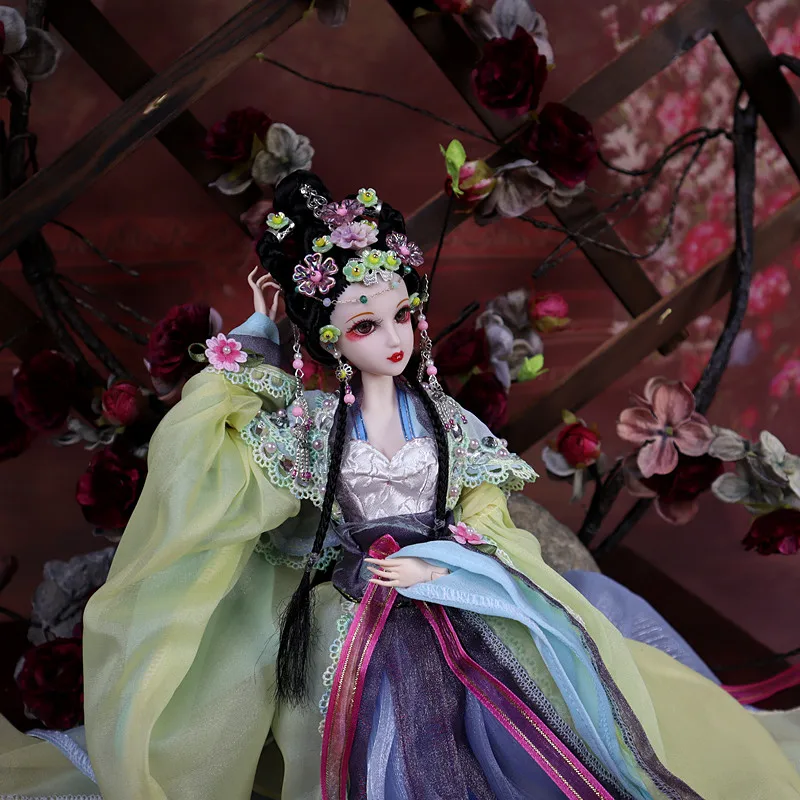 32cm-Handmade-Collectible-Chinese-Dolls-Vintage-1-6-Princess-Xishi-Doll ...