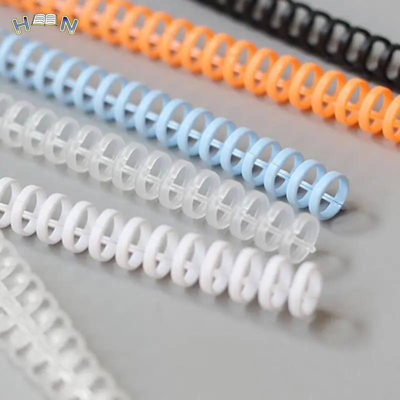 5pcs-30-Hole-Loose-leaf-Plastic-Binding-Ring-Spring-Spiral-Rings-Office ...