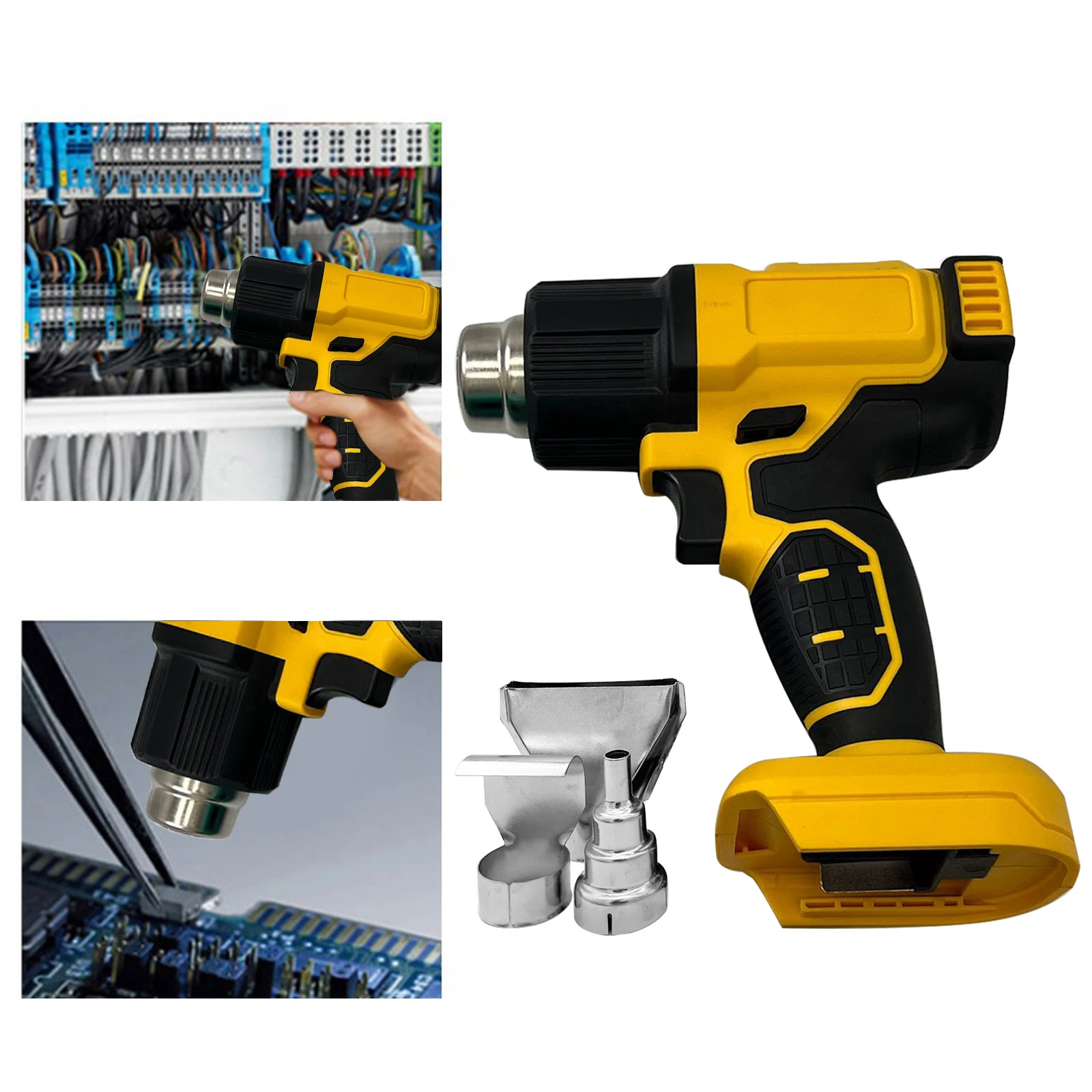 Cordless Handheld Hot Air Gun Machine Lithium Rechargeable Heating ...