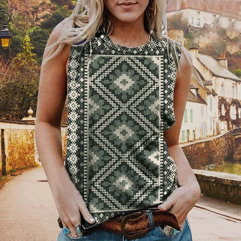 Summer-Aztec-Ethnic-3D-Print-Tank-Top-Women-Streetwear-Y2k-Tops ...