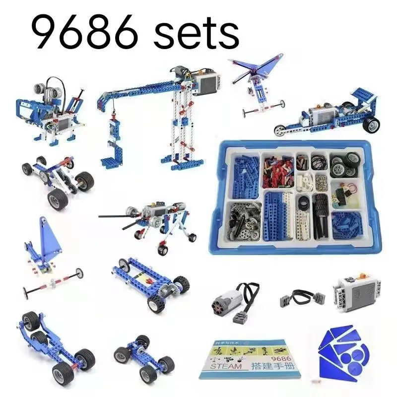 9686-teaching-AIDS-set-compatible-with-Lego-robot-building-blocks-science-and-technology-power ...
