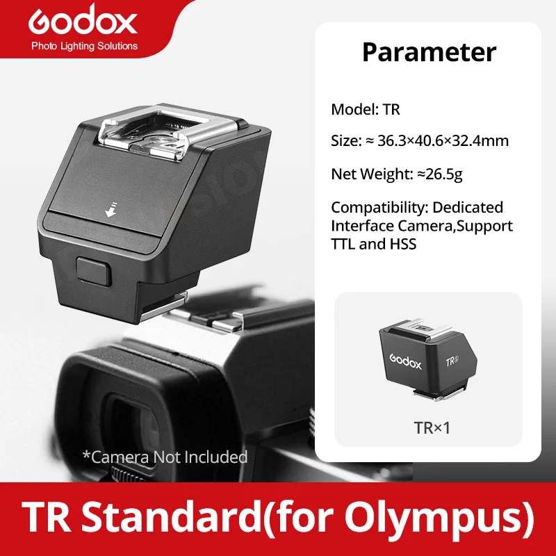 Mini Flash Godox FS-R Hot Shoe Riser Hot Shoe Extender For IM20 IM30 ...
